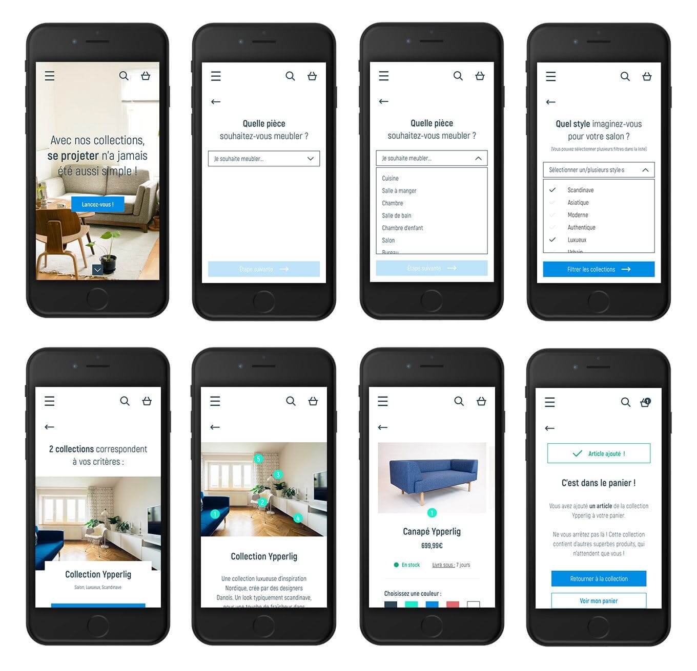Design a custom front-end user experience - Front-Commerce
